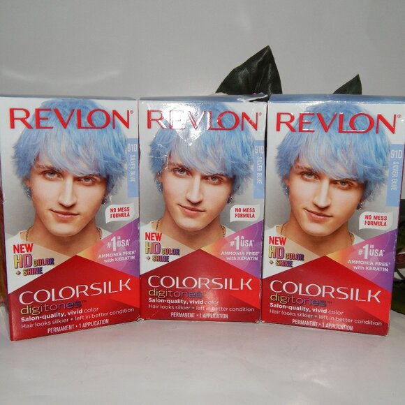 Revlon | Hair | 3 Revlon Colorsilk Digitones 9d Silver Blue Permanent ...
